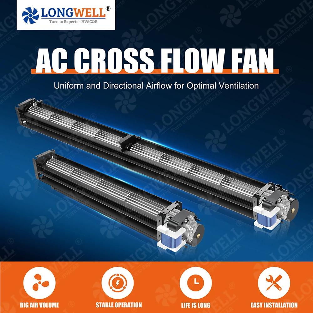 LONGWELL 220V Cross Flow Elevator Fan with Aluminum/Stainless Steel ...