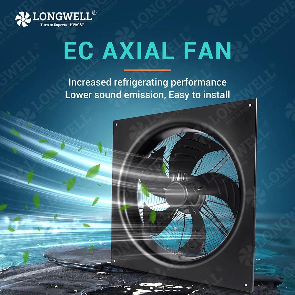 LONGWELL 900mm EC Axial Fans 380V 400V Industrial Ventilation BLEC ...